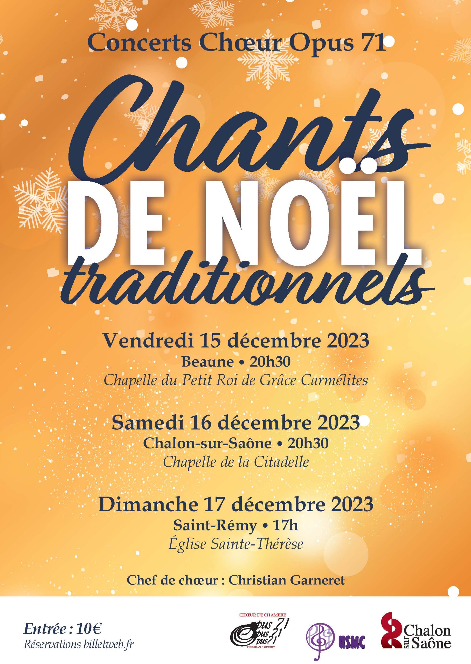 Chants de Noël traditionnels avec OPUS 71 à Saint-Rémy - Le Grand ...